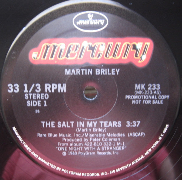 Martin Briley ‎– The Salt In My Tears – Neu2u